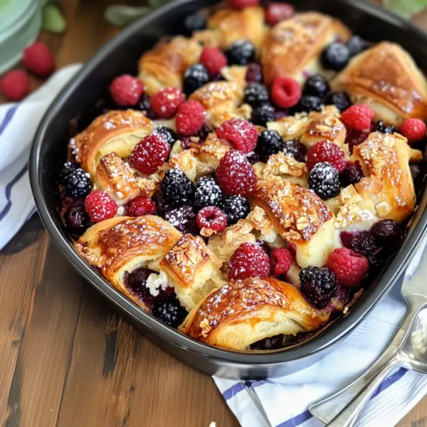 Berry Croissant Bake - Whisked Recipe