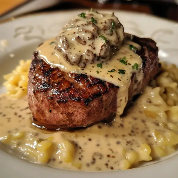 Le Cellier Filet Mignon with White Truffle Butter Sauce - Whisked Recipe