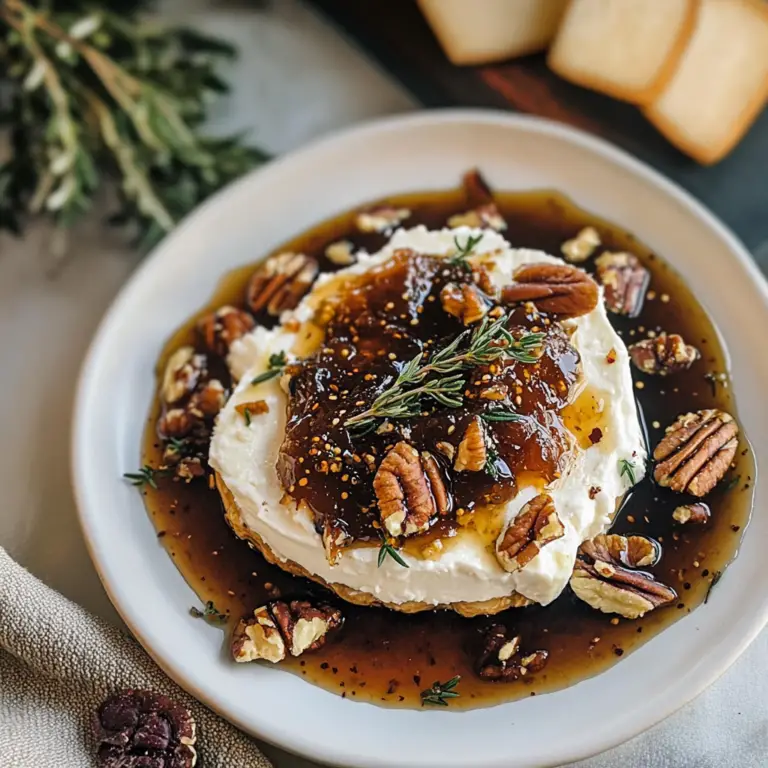 Easy Goat Cheese Appetizer with Fig Jam & Pecans - Whisked Recipe