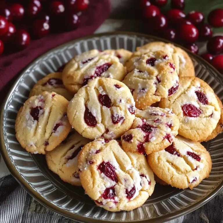 Lemon Cranberry Cookies - Whisked Recipe
