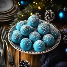 Blue Christmas Truffles - Whisked Recipe