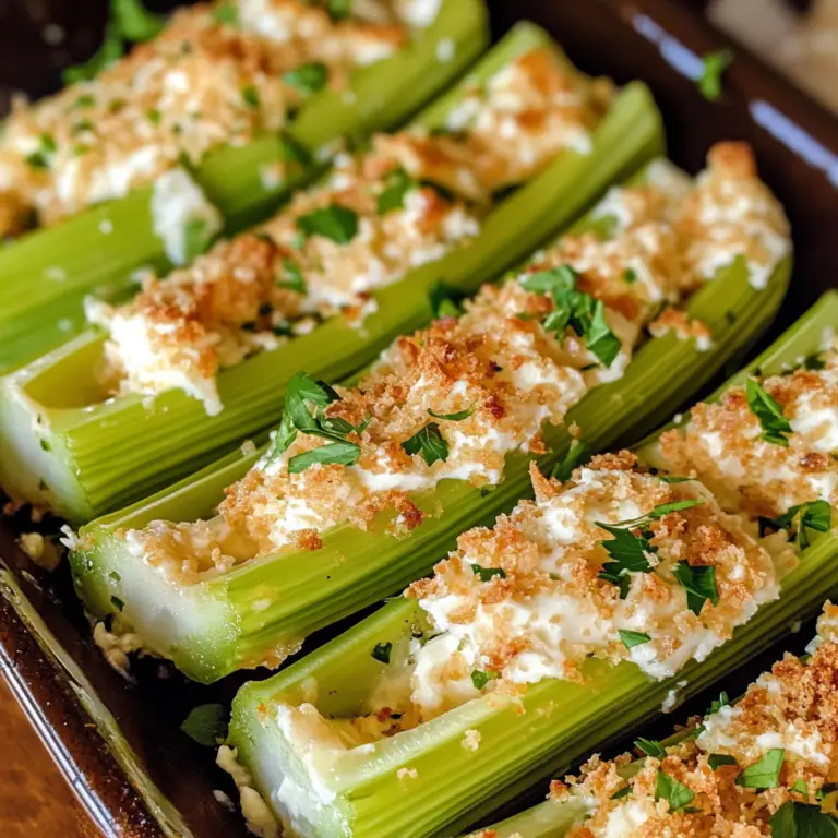 Italian Cream Cheese Stuffed Celery - Whisked Recipe