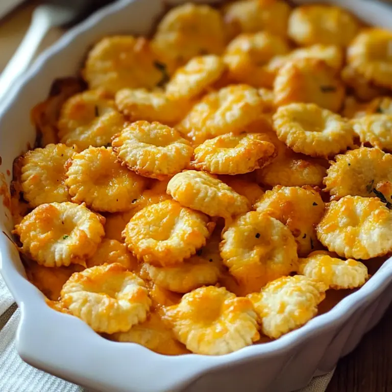 Nacho Cheese Oyster Crackers - Whisked Recipe