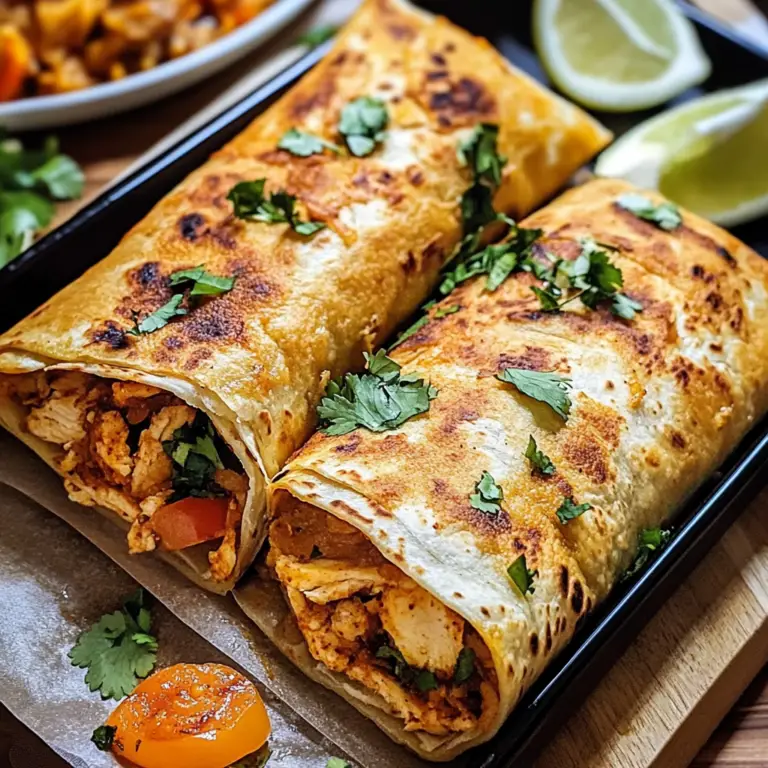 Folded Crispy Chipotle Chicken Wraps - Whisked Recipe